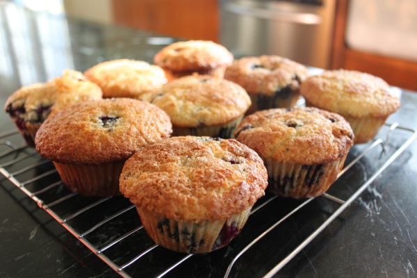 Compromise and Improvise - Blueberry Muffins "Baked" on the Grill ...